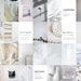 White Wall Collage Kit, White Photo Collage, Minimalistic Collage Wall ...