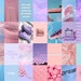 Pastel Wall Collage Kit, Cotton Candy Collage Kit, Pastel Aesthetic ...