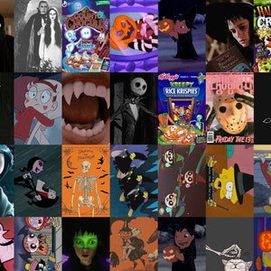 Halloween Wall Collage Kit, Halloween Collage Kit, Fall Wall Collage ...