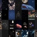 Moonlight Aesthetic Wall Collage Kit, Astronomy Collage Kit, Moon ...