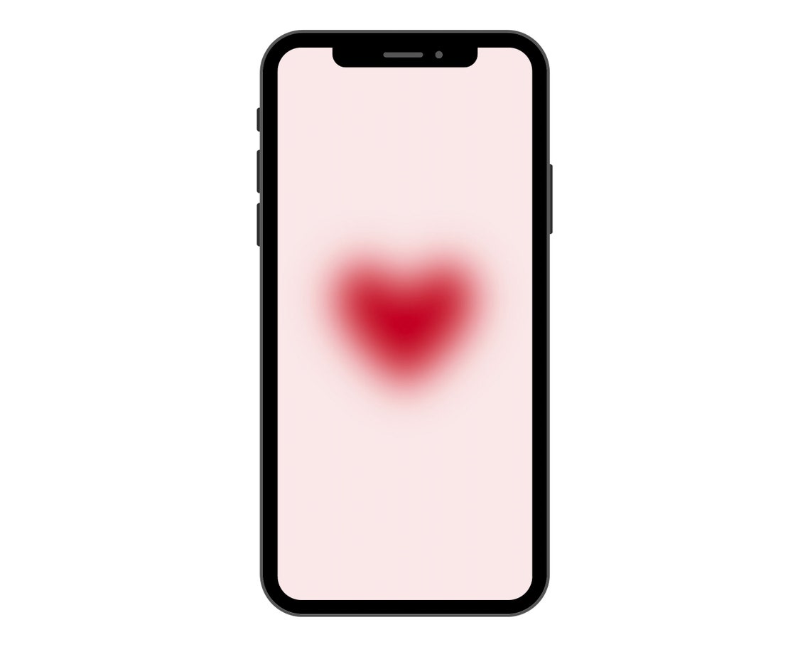Red Gradient Iphone Wallpaper Red Aura Iphone Wallpaper Pink - Etsy