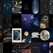 Moonlight Aesthetic Wall Collage Kit, Astronomy Collage Kit, Moon ...