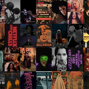 Halloween Wall Collage Kit, Halloween Collage Kit, Fall Wall Collage ...