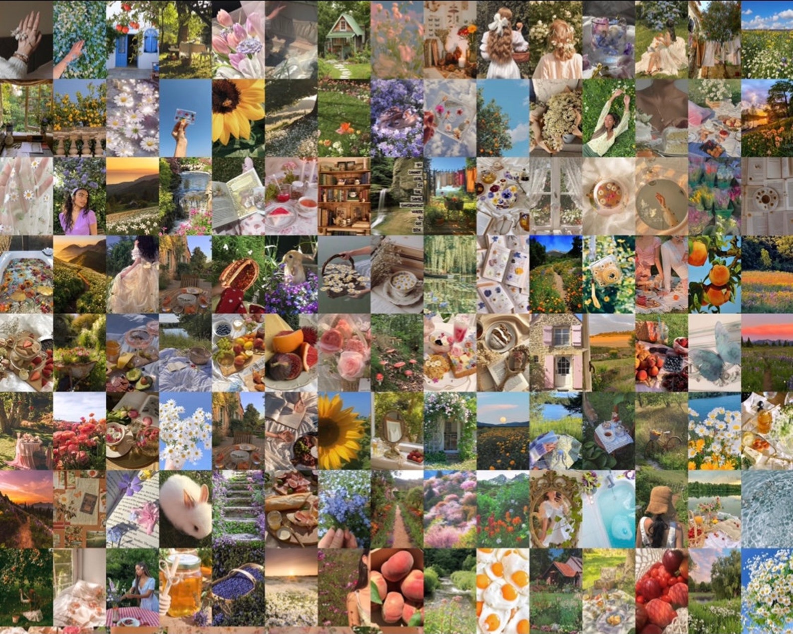 Cottagecore Wall Collage Kit Cottagecore Aesthetic Collage - Etsy Canada