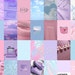 Pastel Wall Collage Kit, Cotton Candy Collage Kit, Pastel Aesthetic ...