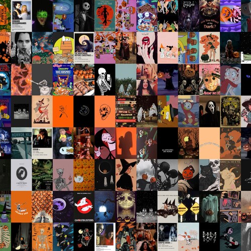 120 Pcs Cozy Autumn Wall Collage Kit Fall Aesthetic Soft - Etsy