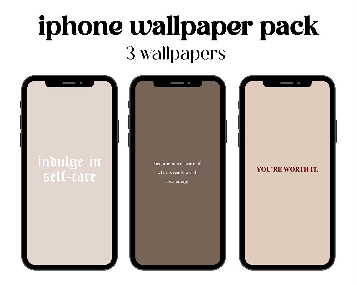 Neutral Iphone Wallpaper Brown Iphone Wallpaper Neutral - Etsy