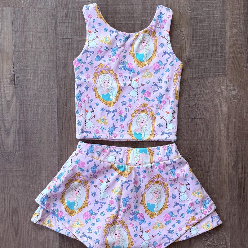 Frozen Athletic Skirt - Etsy