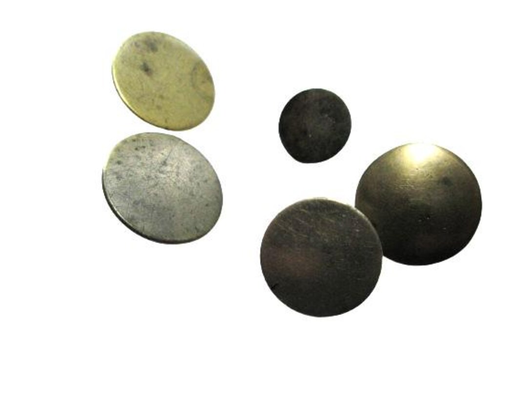 Five Assorted 18th Century Tombac and Hard White Buttons NBS Div I ...