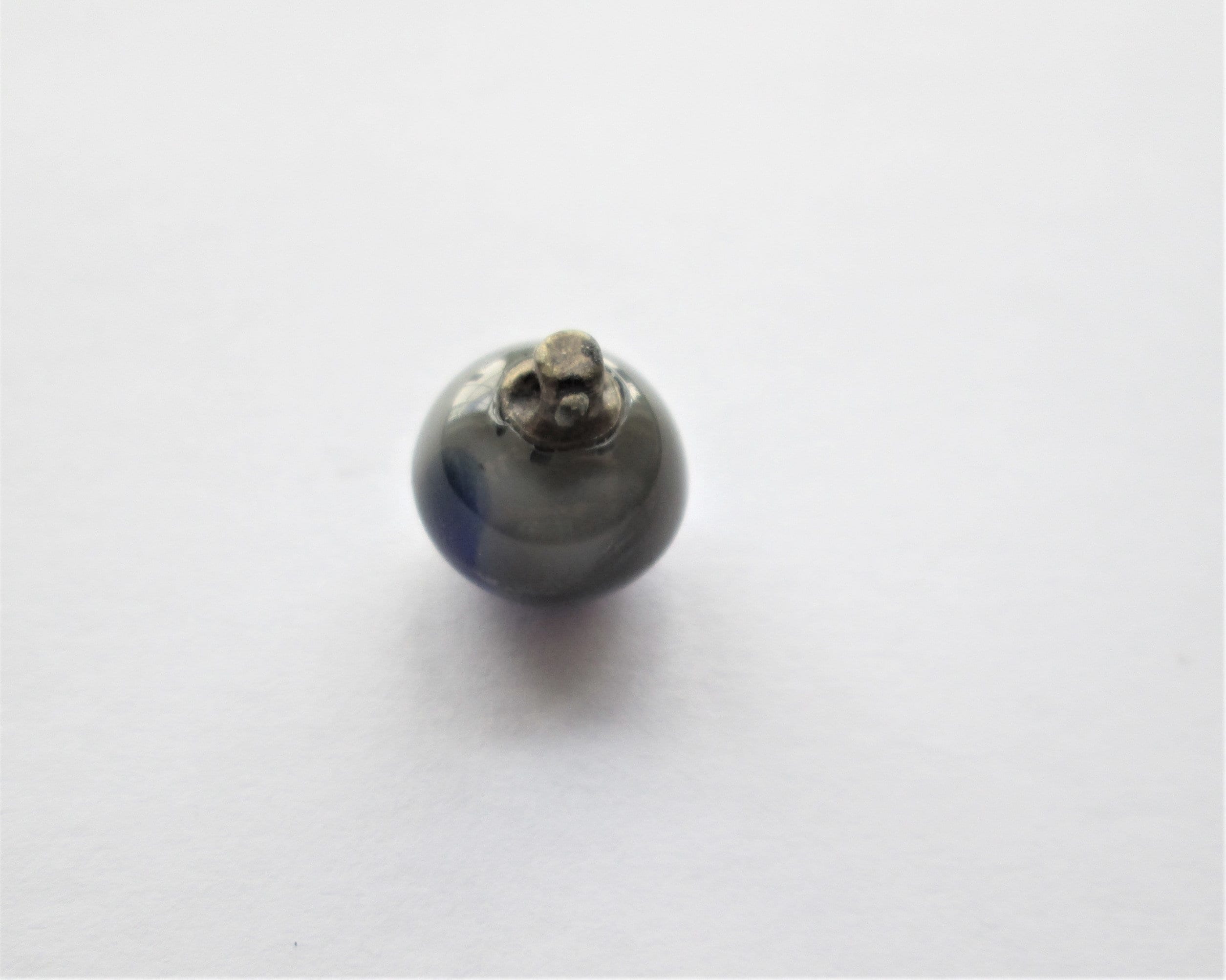 Nice Example Antique/vintage Ball Button Gray Glass With - Etsy