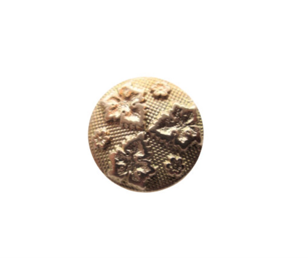 Interesting Antique Golden Age Gilt Brass Button Turn Again Three ...