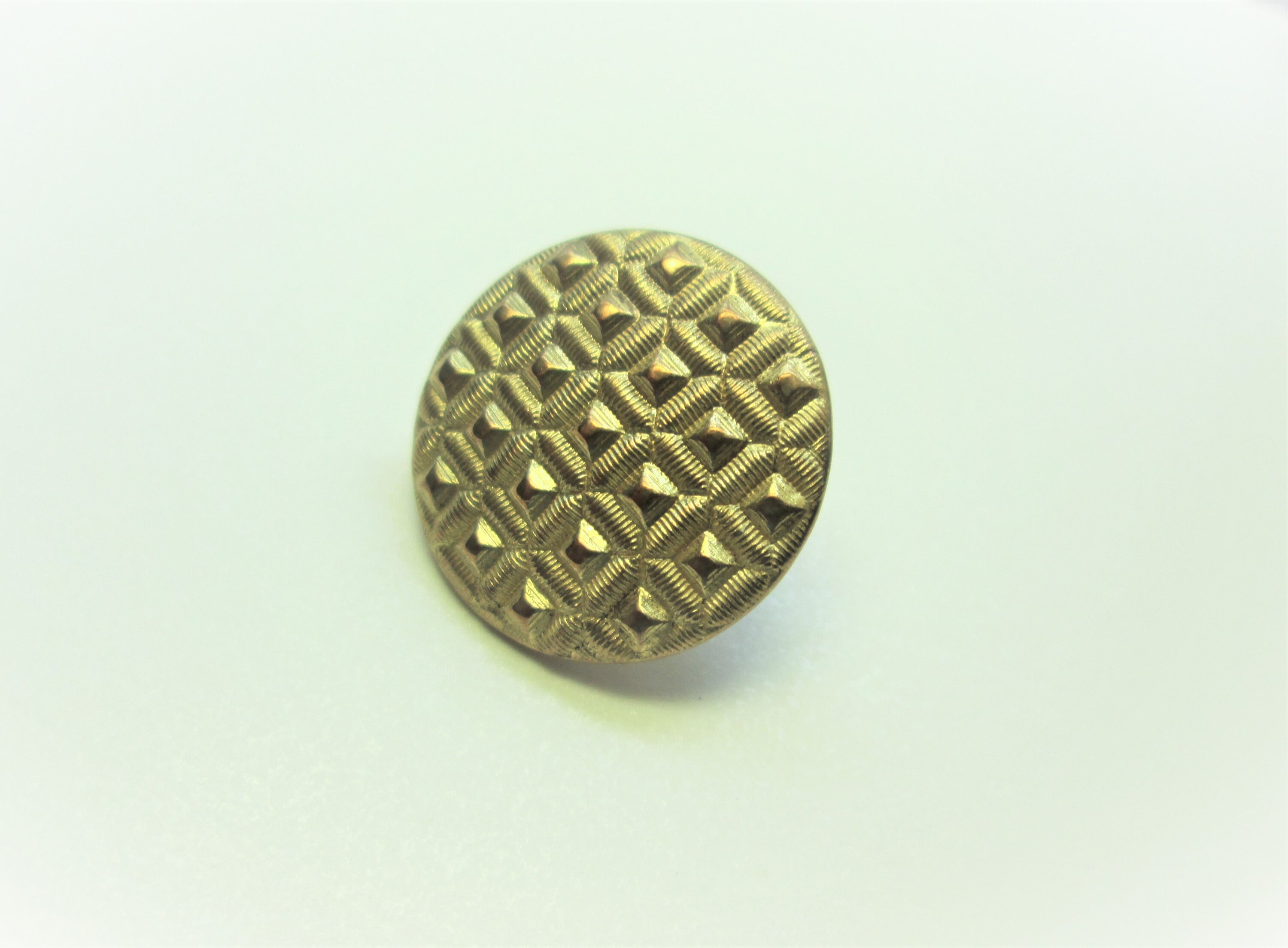 1830-1850's Beautiful Antique Original Victorian Era Gilt Brass Button ...