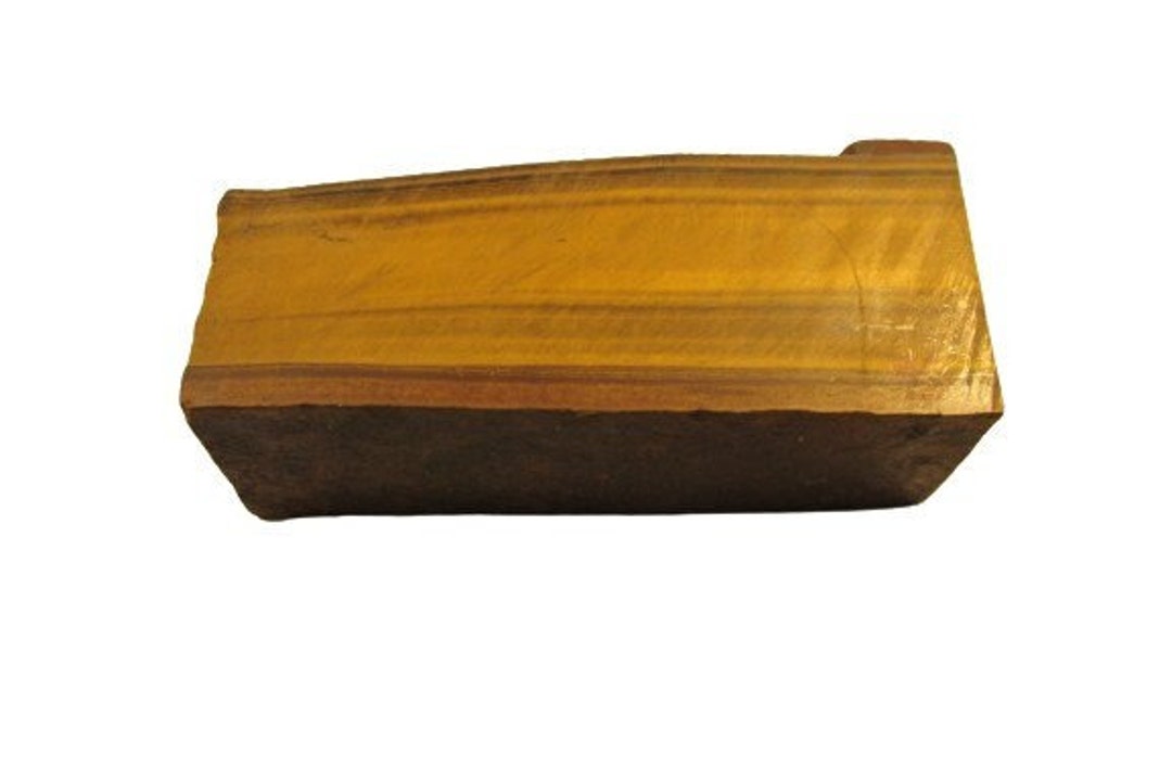 Beautiful Genuine Gold Tiger's Eye Bar for Jewelry Measures 3" X 1 1/4 ...