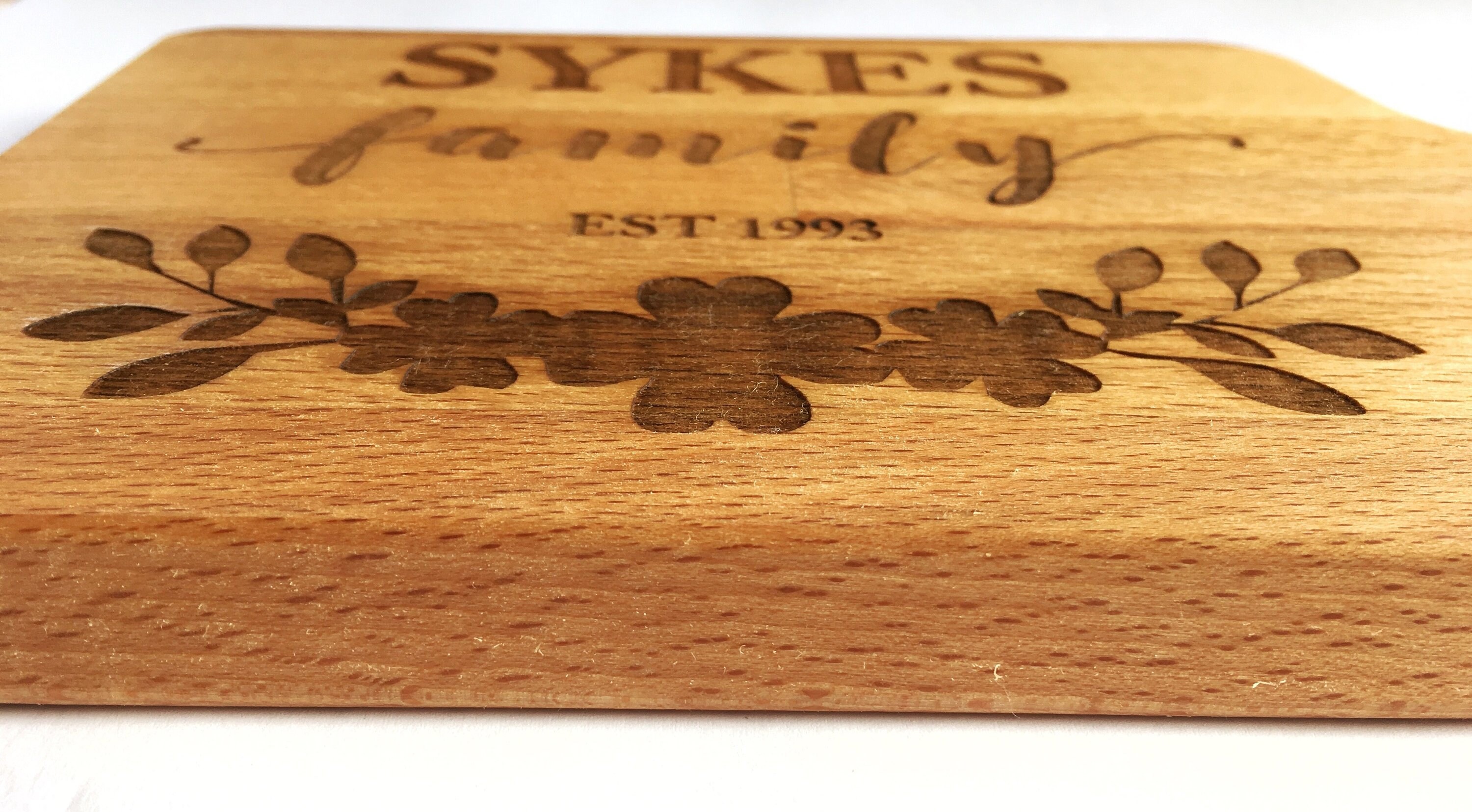 Engraved Personalised Wooden Bread Board | Etsy