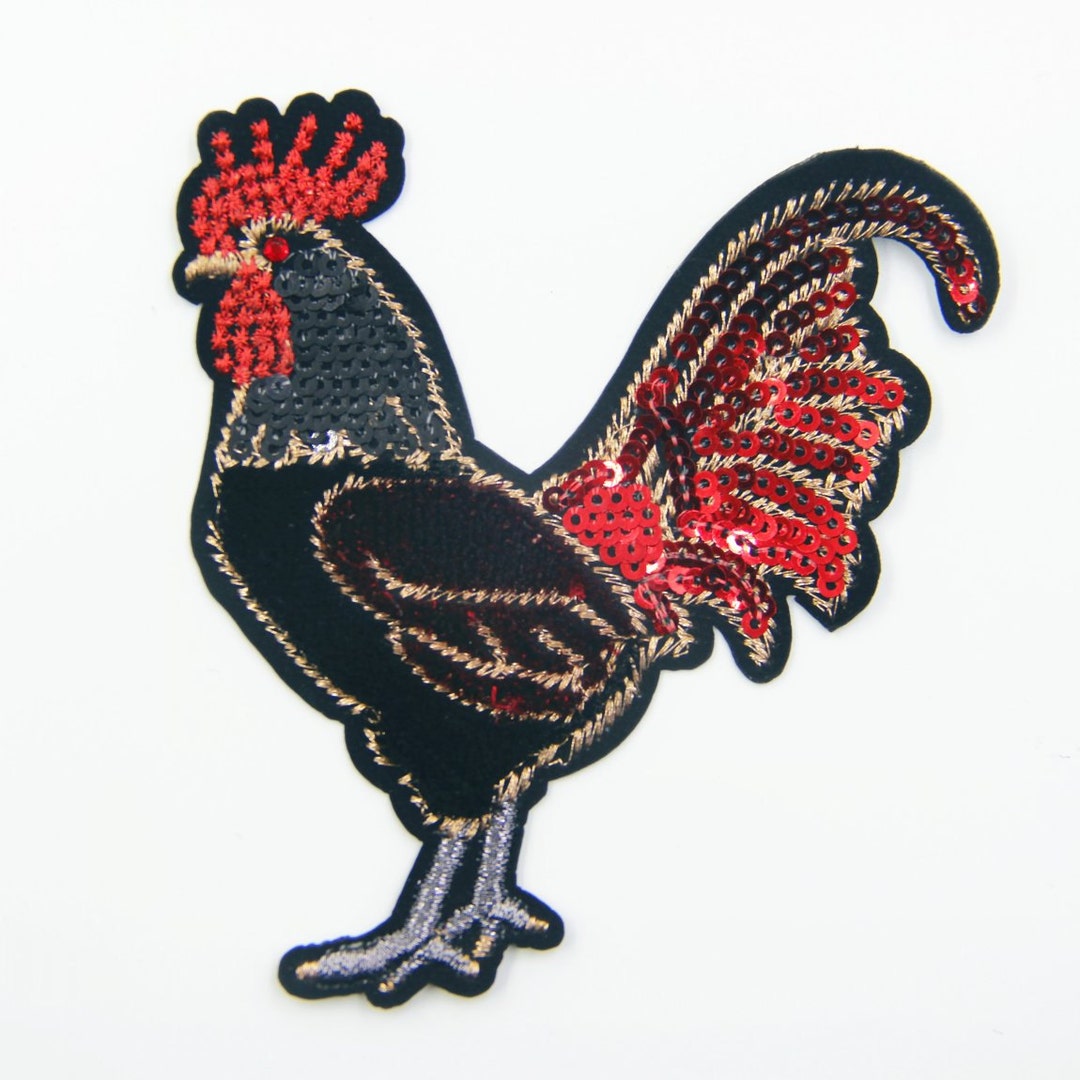 Chicken Patch,10*9cm,toothbrush Embroidery Loverly Chicken Patch ...