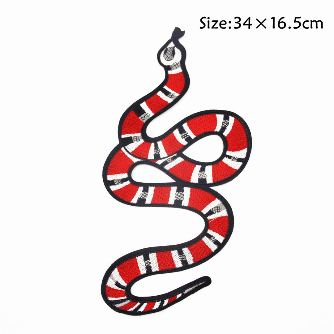 Fashion Snake Patch,embroidery Snake Patch,snake Applique,fabric Snake ...