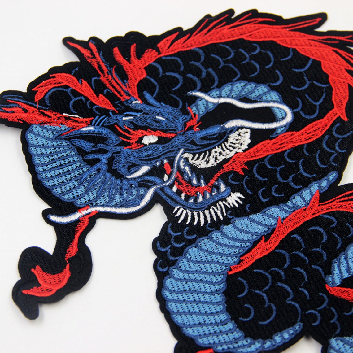 1pc Chinese Dragon Embroidered Patch Dragon Applique for | Etsy