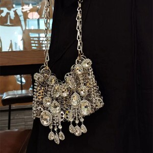 Mini Bag 1612cm Influencer Handmade Diamond Handbags,vintage Diamond ...
