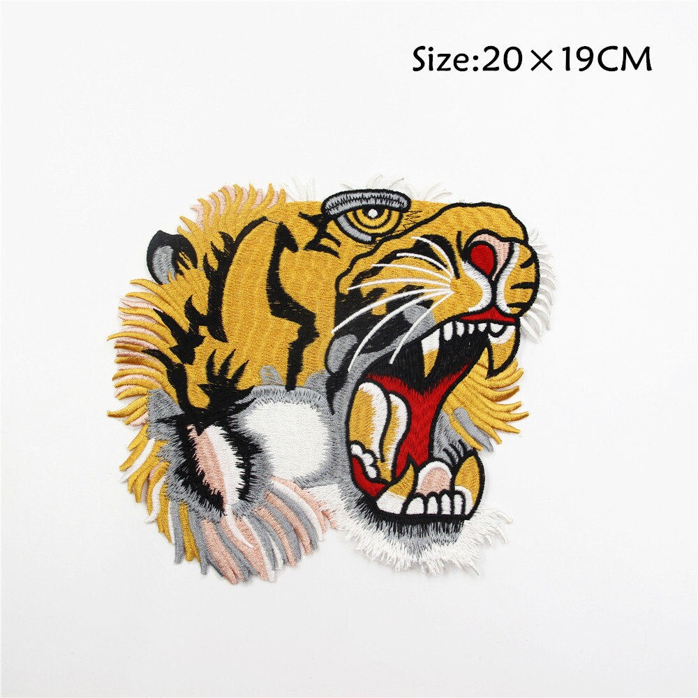 Tiger Patchbig Tiger Embroidery Appliquehigh Quality Tiger - Etsy