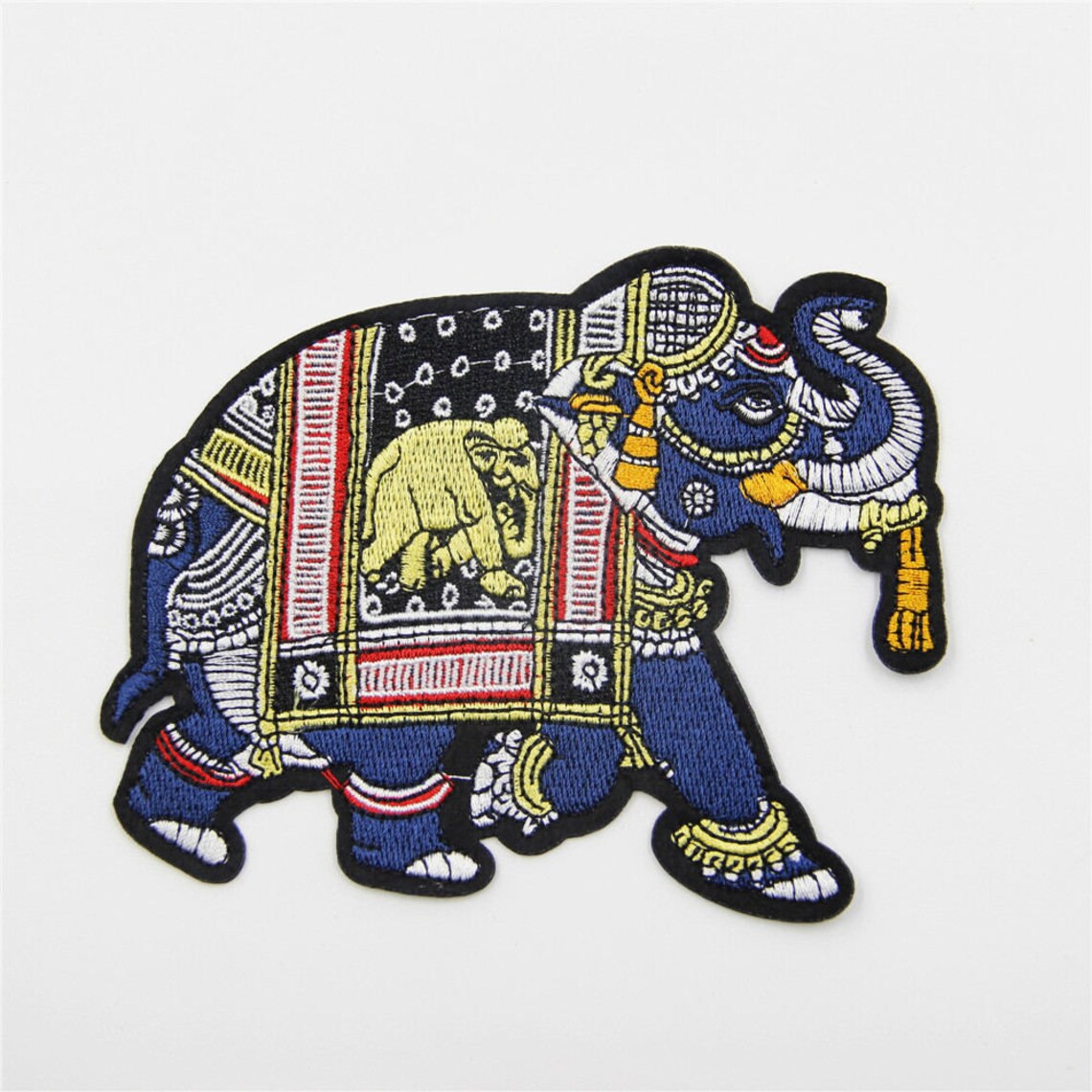 A Set of Elephant Patch animal Embroidery Patch Embroidery | Etsy