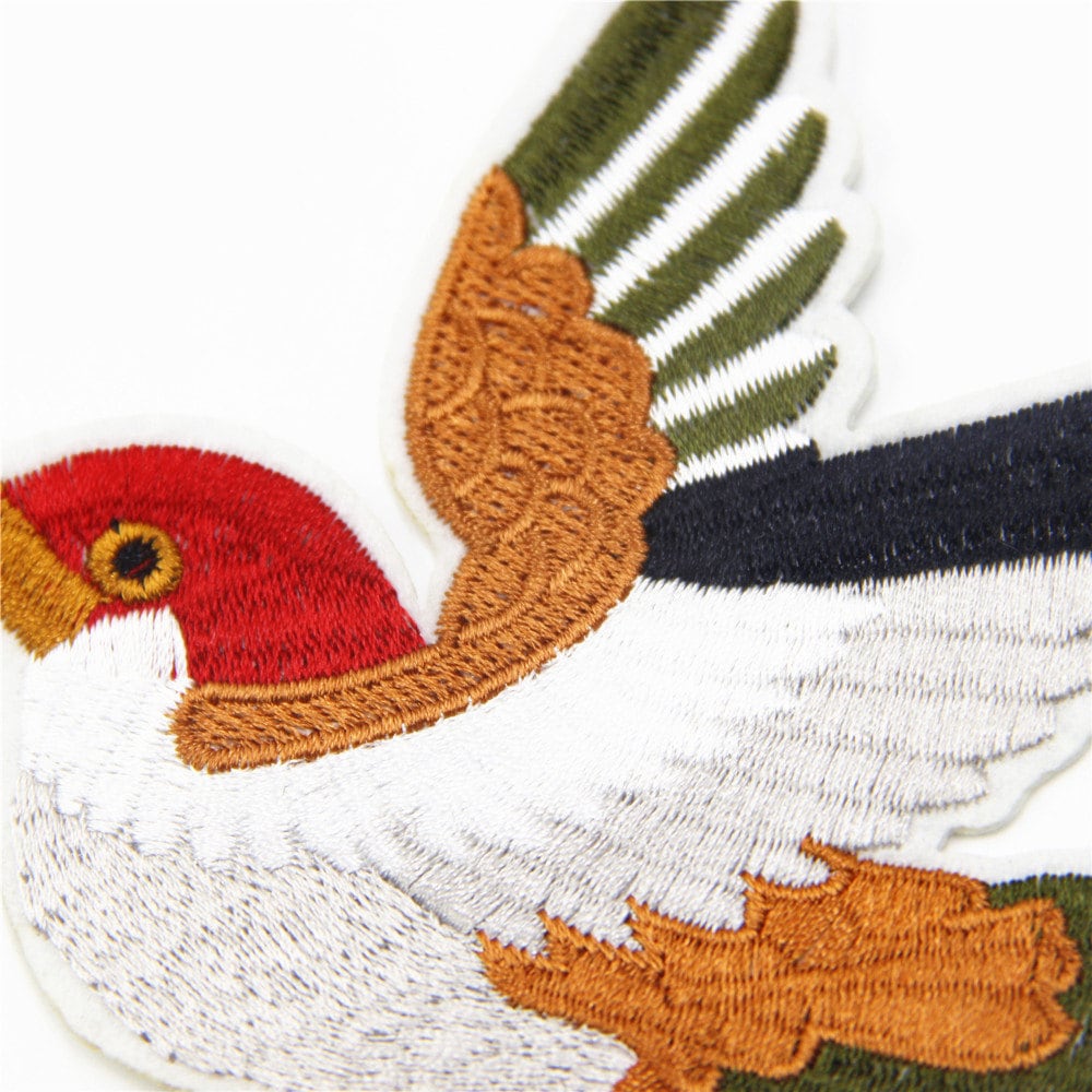 One Set of Bird Embroidered Applique Bird Iron on - Etsy