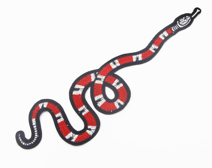 Long Snake Patch ,embroidery Patch, Embroidery Snake Applique,fabric ...