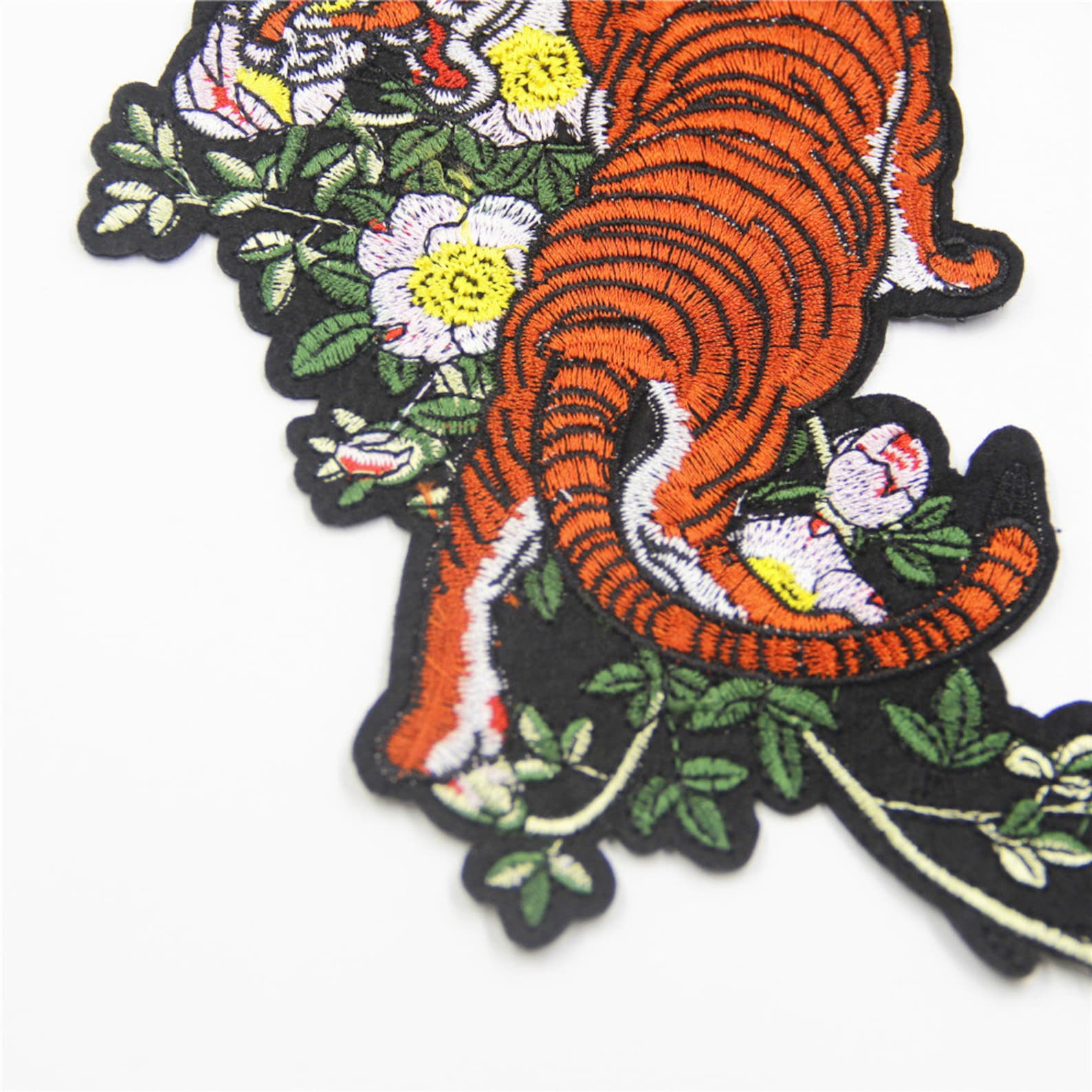 A Set of Tiger Embroidered Patch 2 Pcs Tiger Applique for | Etsy