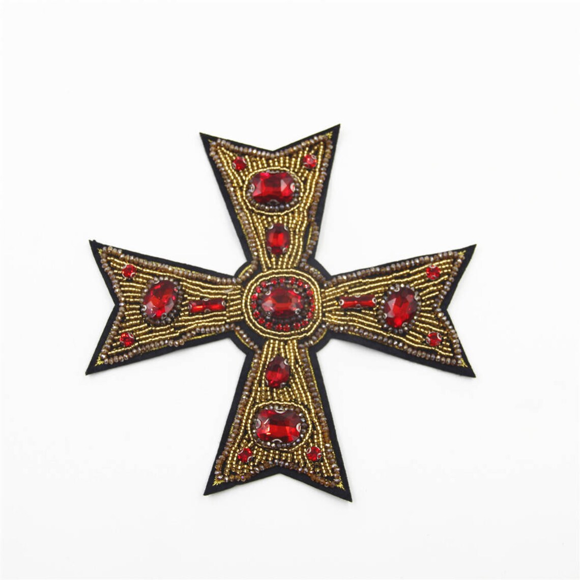 1pc Newstyle Crystal Appliue crytal Cross Patch cross Shaped - Etsy