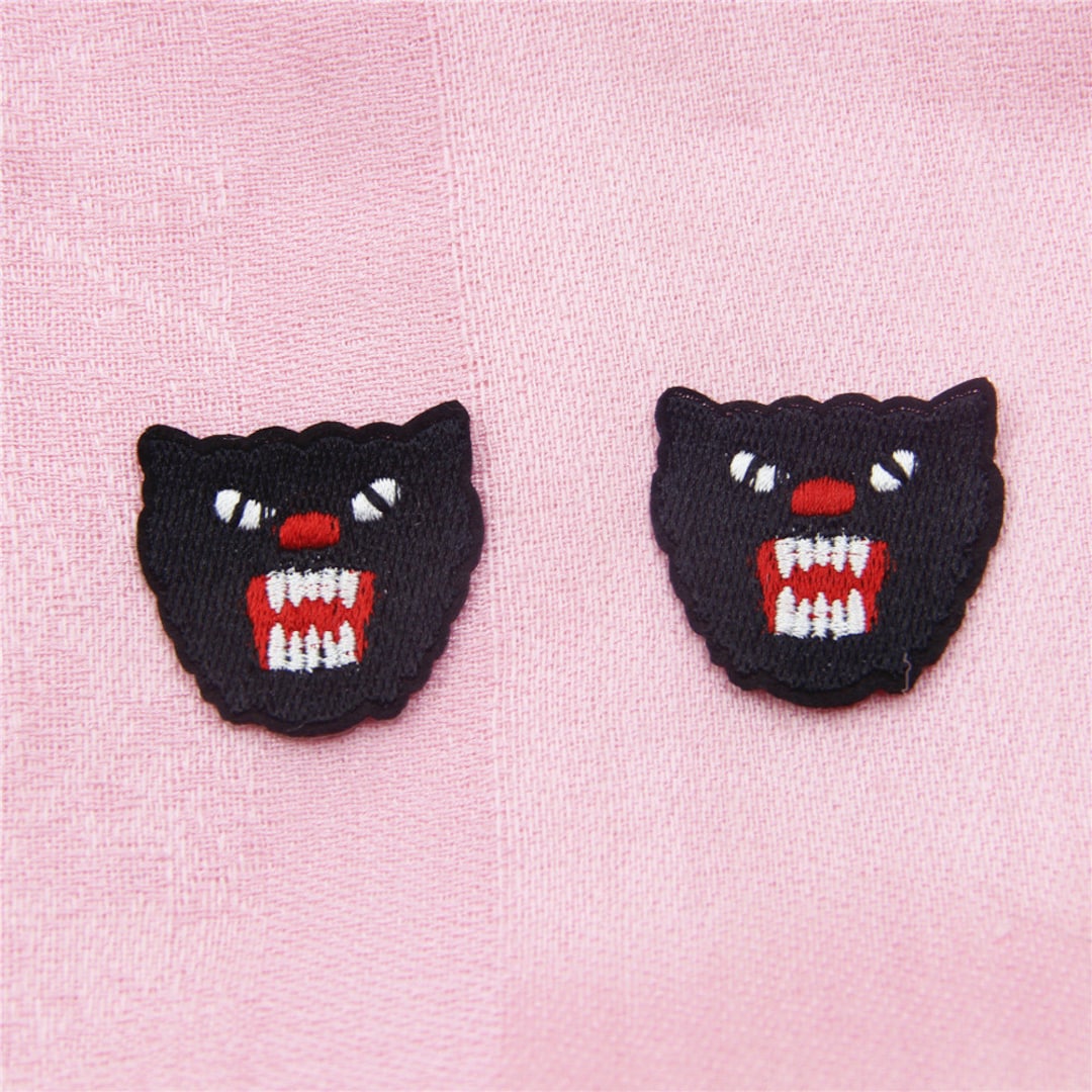 Panther Embroidered Applique Patches (2 Pcs) - Etsy