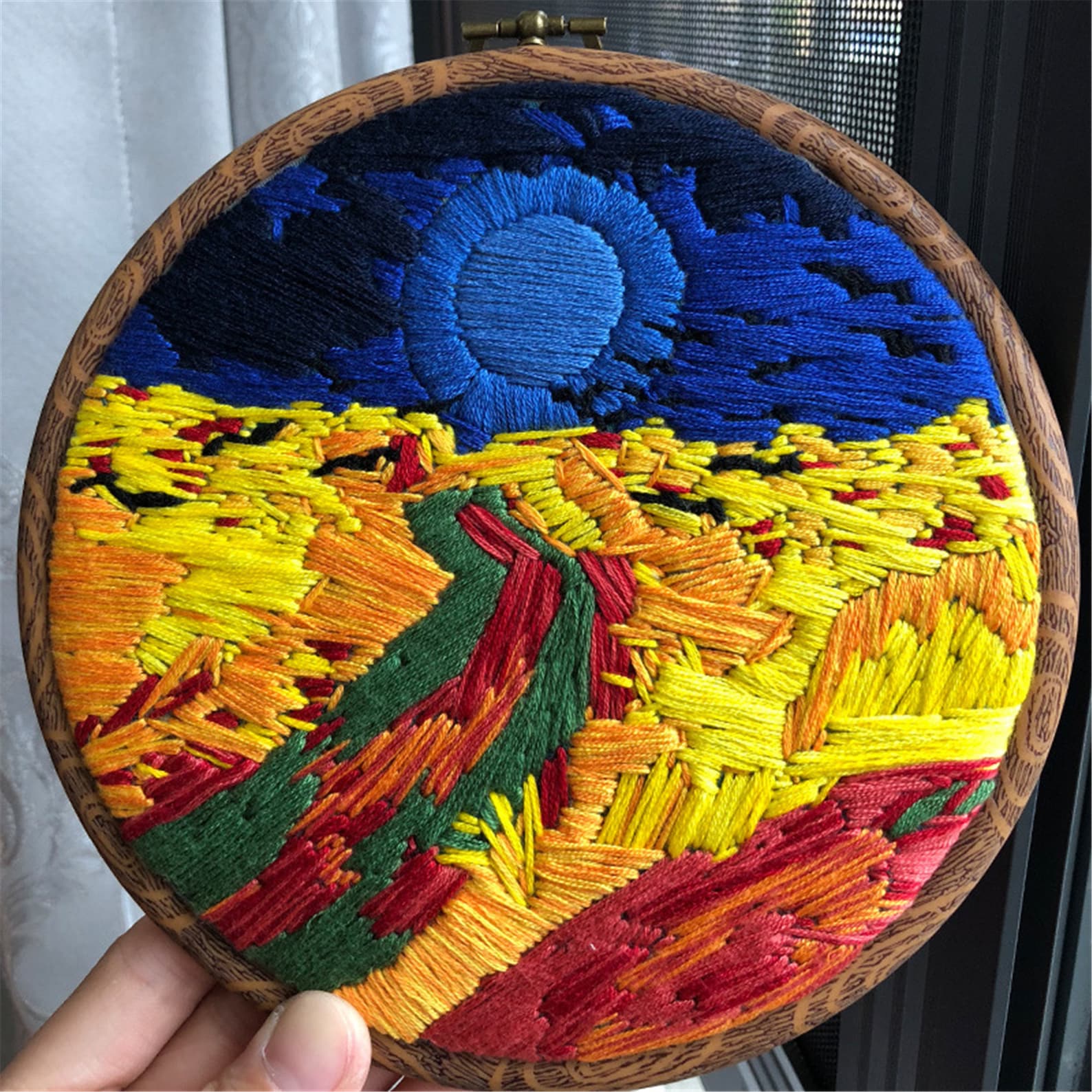 Van Gogh Painting Embroidery Kit for Beginner Modern - Etsy