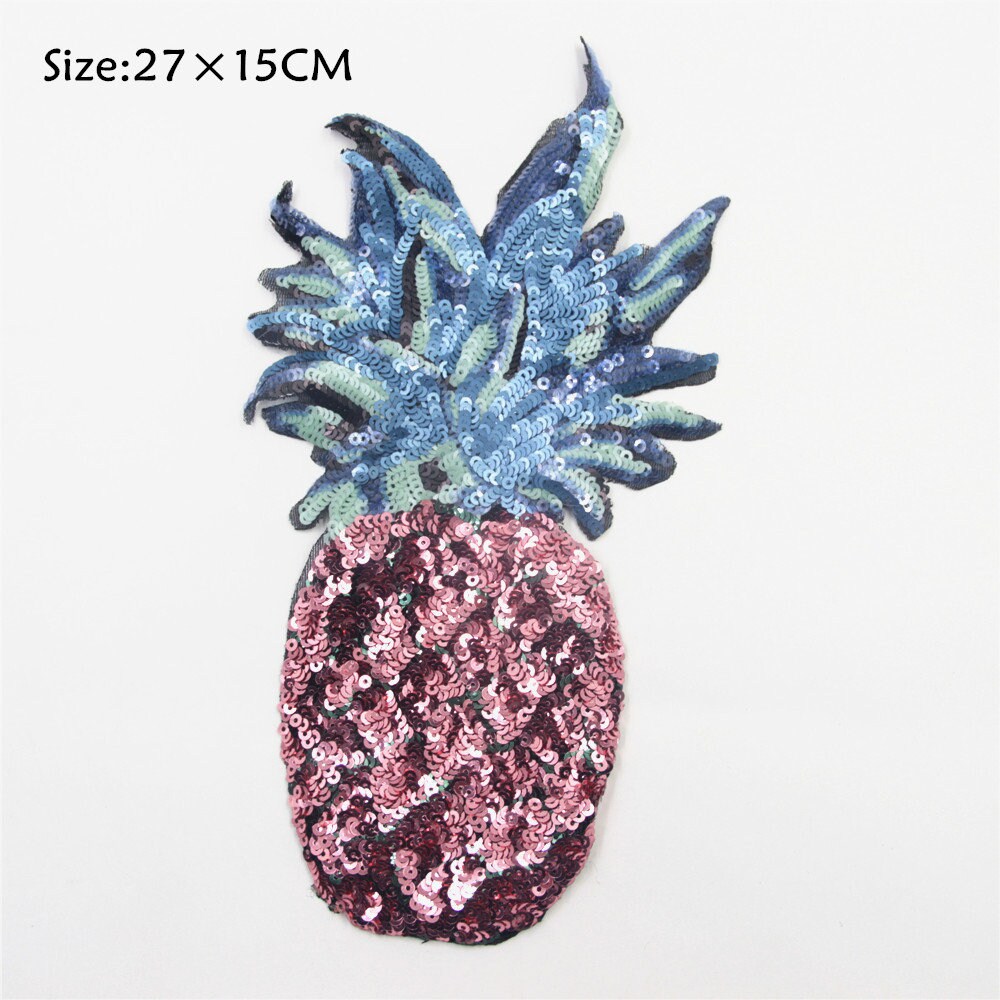 Pink Pineapple Patchloverly Sequin Pineapple Patchcute - Etsy