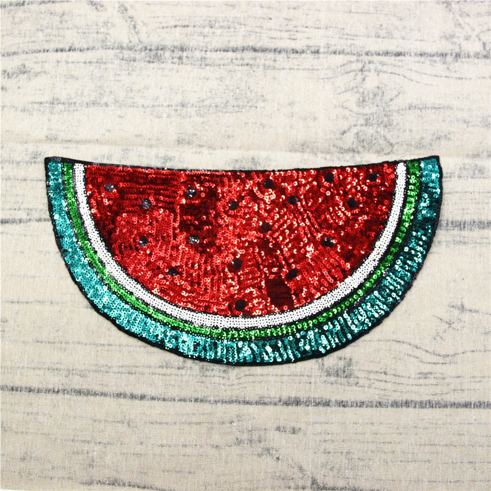 Big Sequin Patchloverly Watermelon Patchcute Watermelon - Etsy