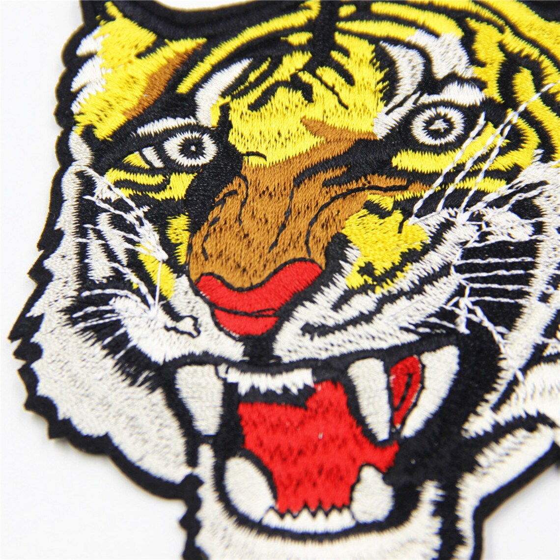 Tiger Patch1 Pieces Big Tiger Embroidered Applique Patch - Etsy