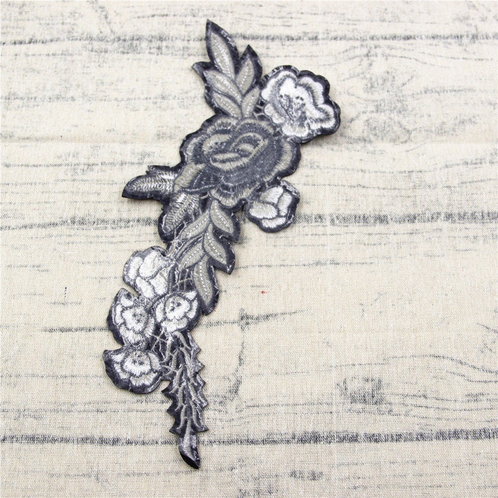 Mirror Flower Patches/2 Pcsiron on Patchflower - Etsy