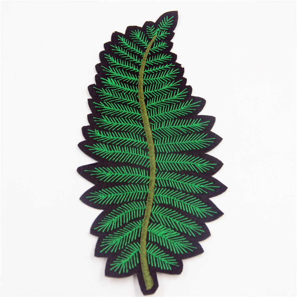 Mirror Patches Leaves Appliqueleaves Patchesflower - Etsy