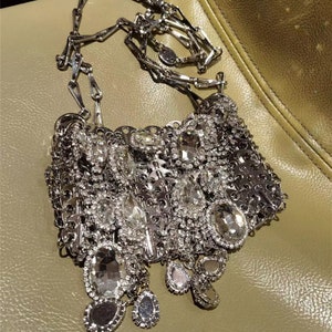 Mini Bag 1612cm Influencer Handmade Diamond Handbags,vintage Diamond ...