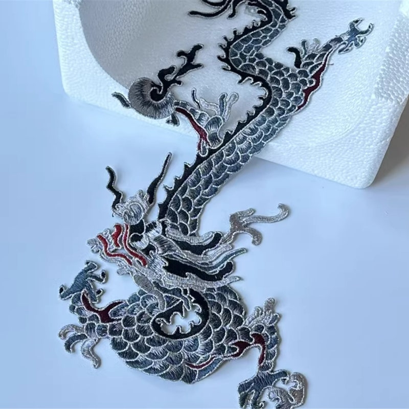 Embroidered Dragon - Etsy