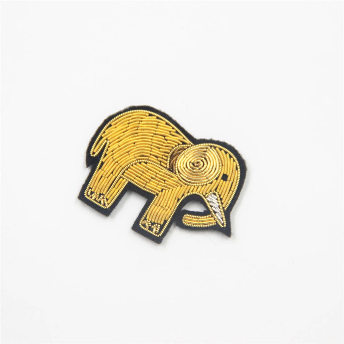 2pcs Gold Elephant Patch embroideryindian Silk Elephant | Etsy