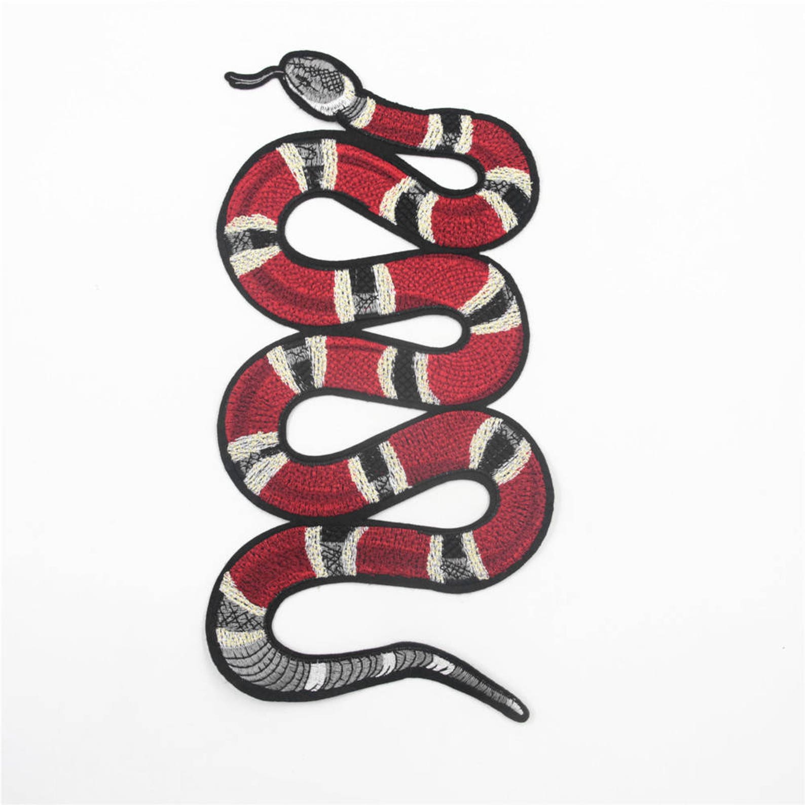 Big Snake Patch5.910.6 Inches Embroidery Patch Embroidery | Etsy