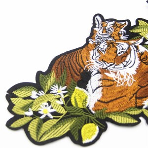 1 Pcs Tiger Patch,a Couple of Tiger Embroidered Applique Patch ...