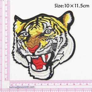 Tiger Patch,1 Pieces Big Tiger Embroidered Applique Patch ,tiger ...