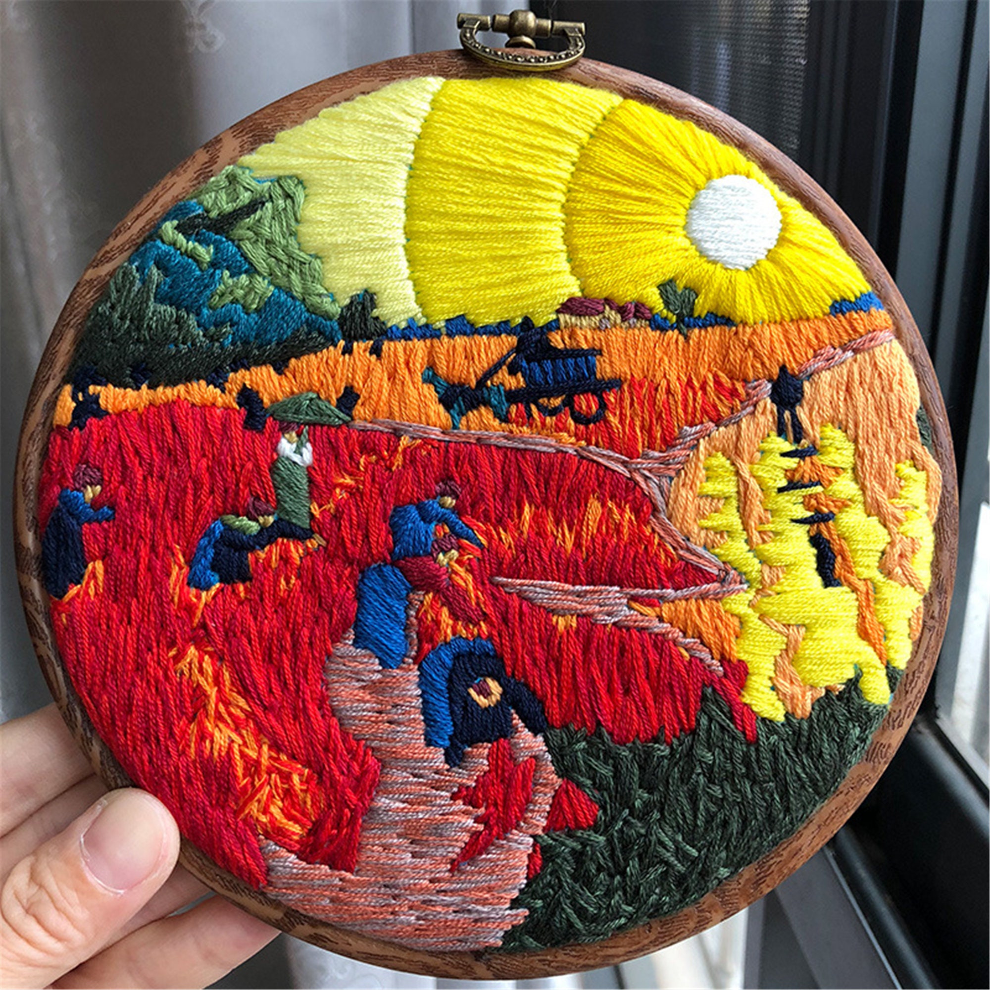 Van Gogh Painting Embroidery Kit for Beginner Modern - Etsy