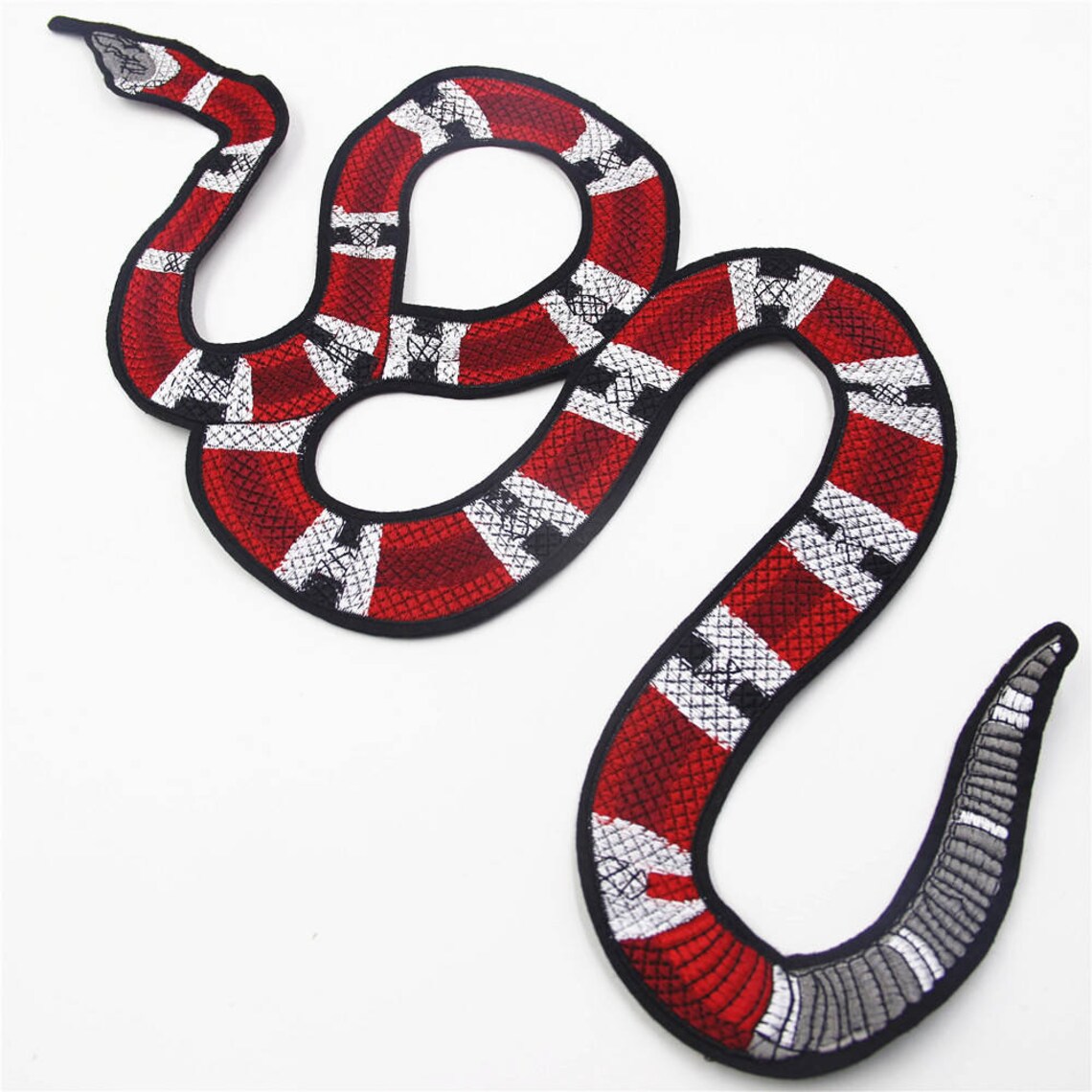 Snake Patchembroidery Big Snake Patch Fashion Snake | Etsy