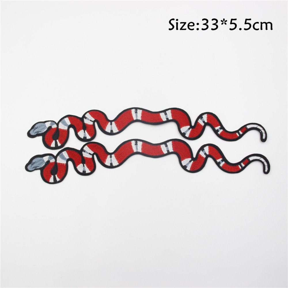 2pcs Snake Patch collar Patch High Quality Snake Patch for - Etsy