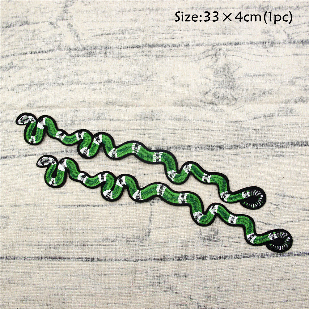 2pcs Snake Patch green Collar Patch High Quality Snake Patch - Etsy