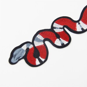 2pcs Snake Patch ,collar Patch, High Quality Snake Patch for Garment ,A ...