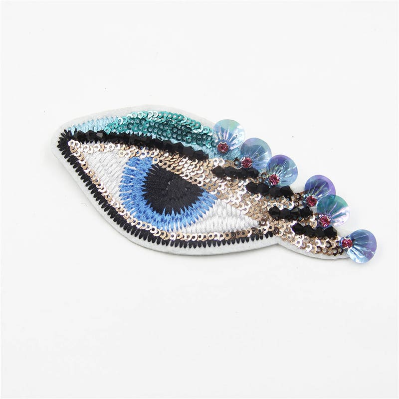 Sequin Eye Fabric Patch - Etsy