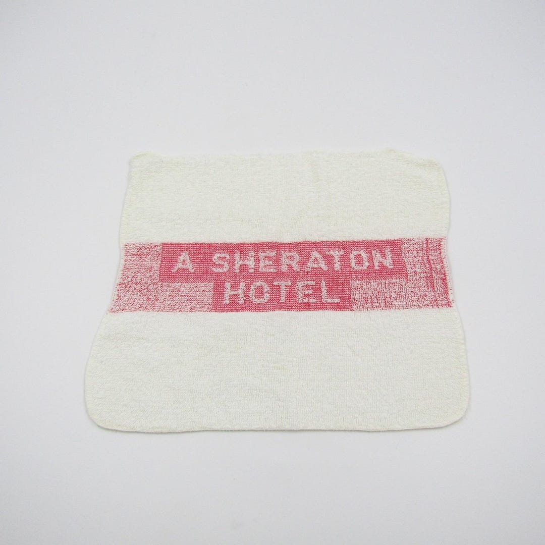 Vintage Sheraton Hotel Guest Wash Cloth Bath Towel Cannon Brand - Etsy