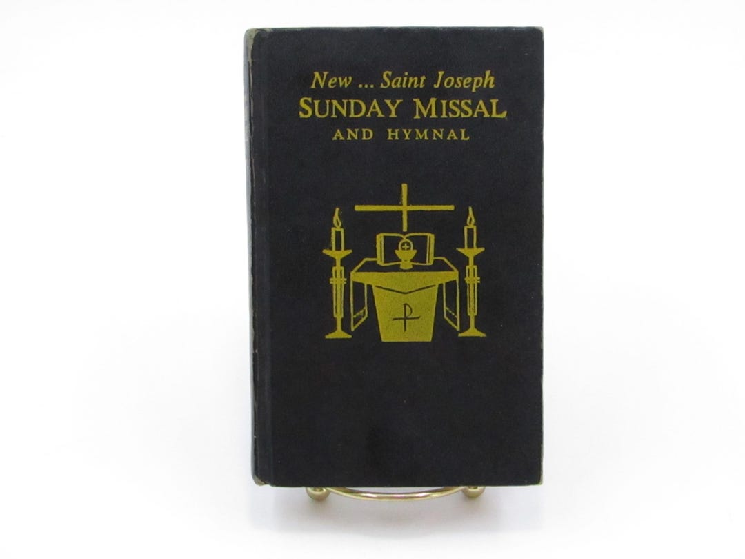Saint Joseph Sunday Missal and Hymnal 1966 Hardcover Red Letter ...