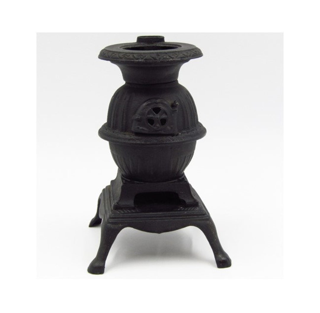 Vintage Miniature Cast Iron Pot Belly Stove 8 Replica - Etsy